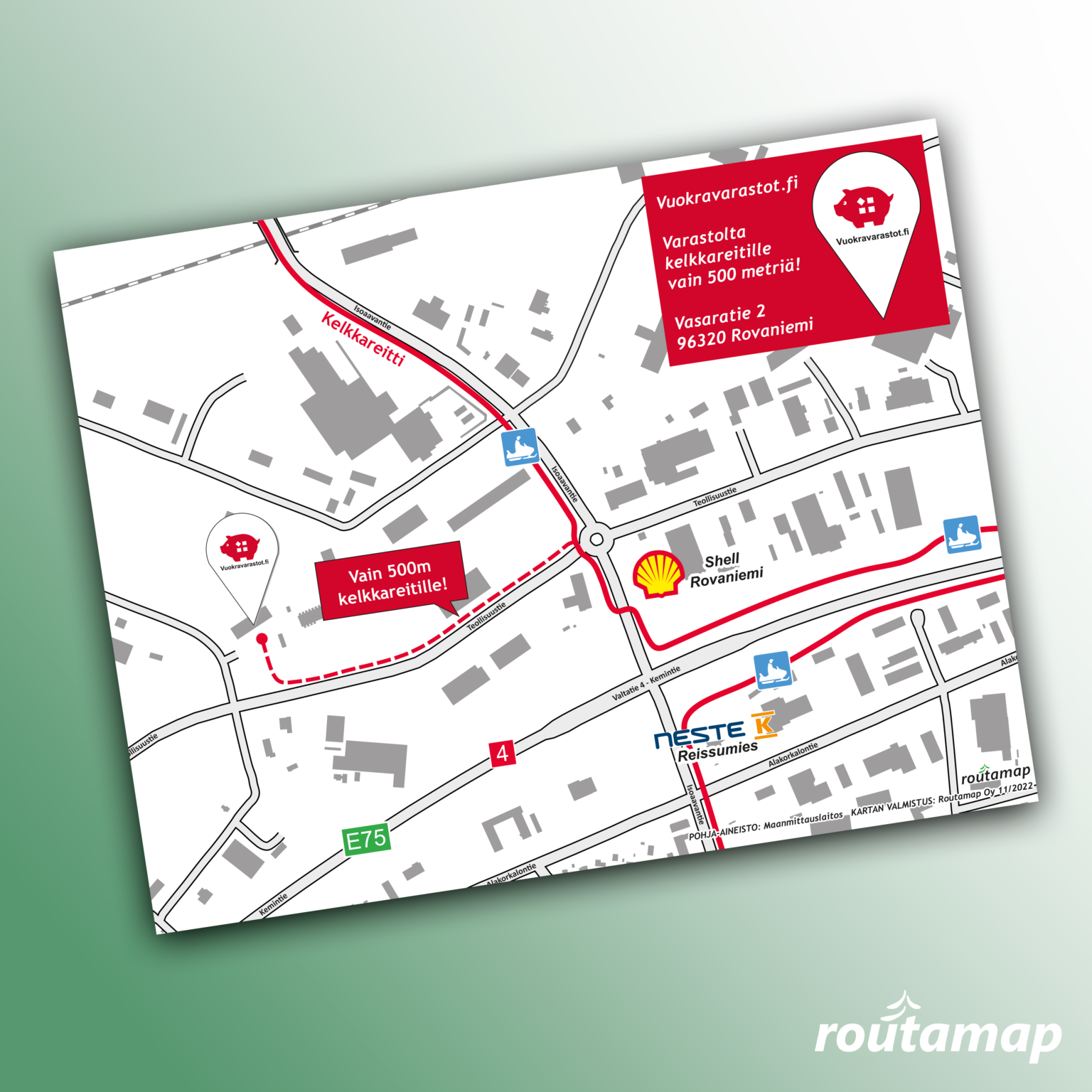 Kartta-arkistojen kätköistä - Routamap